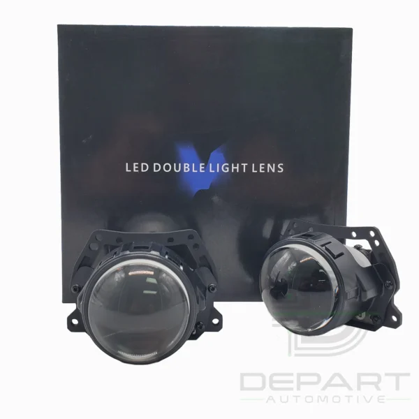 LED Double Light Projector Lens – Depart automotive